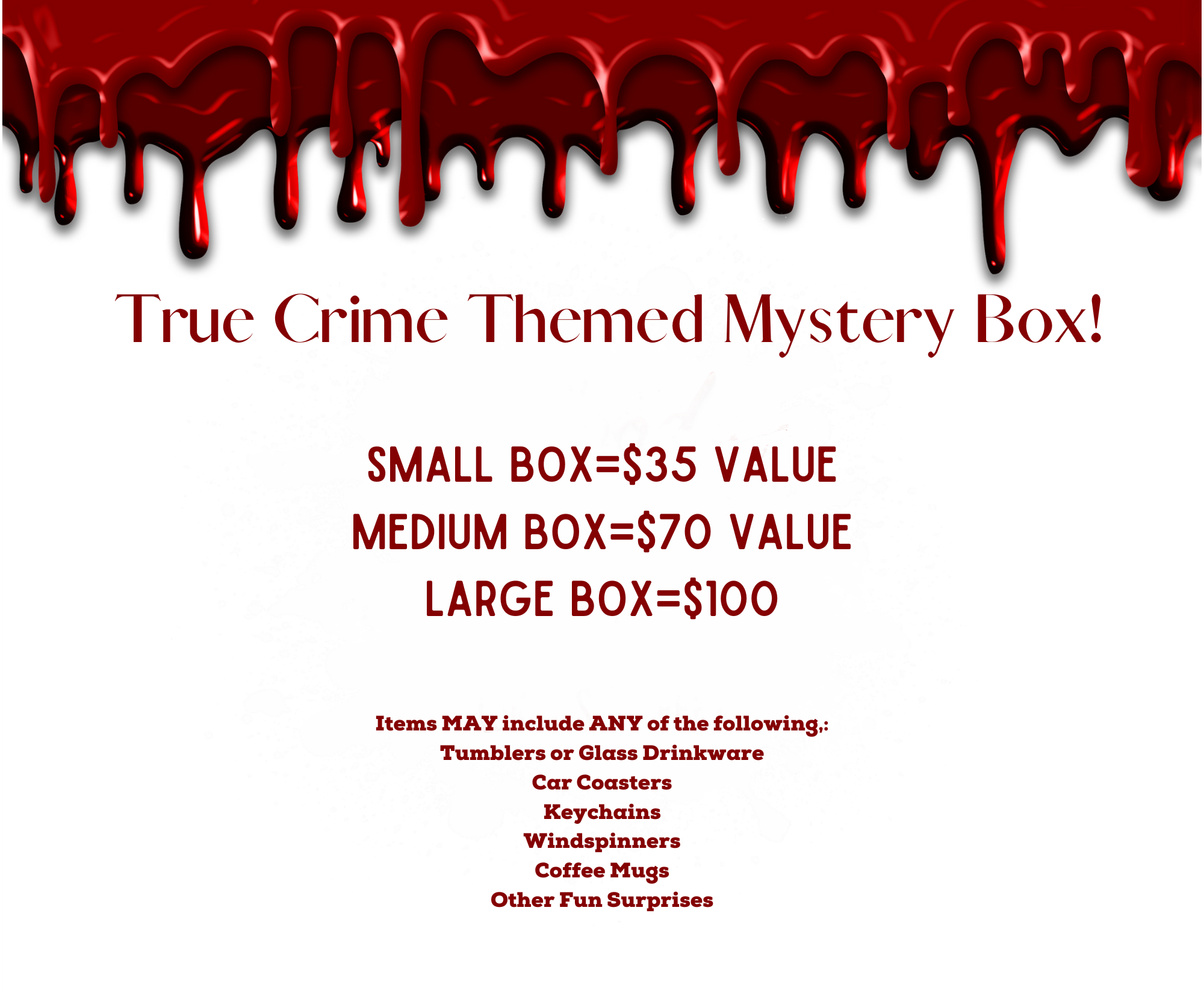 True Crime Themed Mystery Box – Crafting in Organized Chaos